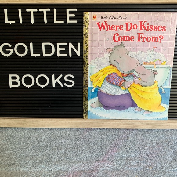 Golden Books | Other | 2 A Little Golden Book Where Do Kisses Come From ...